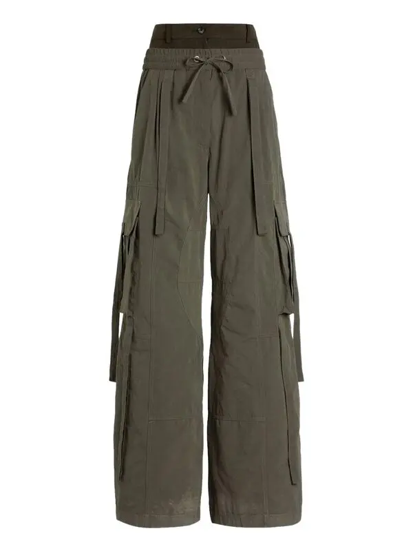 Dolce & Gabbana Cotton-blend Cargo Trousers - Green