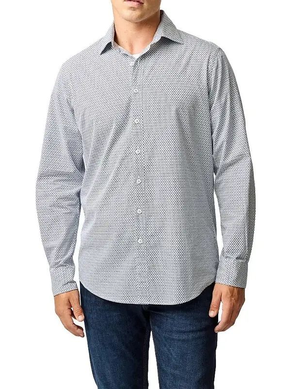 Rodd & Gunn Wiltshire Long Sleeve Shirt - Porcelain