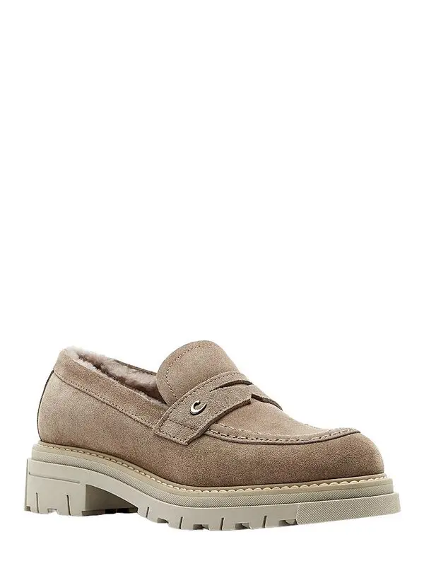 La Canadienne Donny City Dry Penny Loafers - Caribou