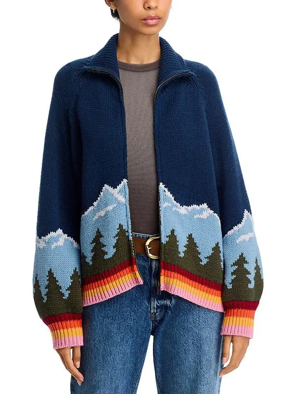The Great. The Vists Cardigan - Evergreen