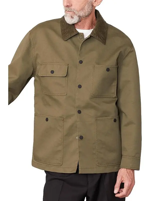 Officine Générale Benji Woven Tech Jacket - Olive