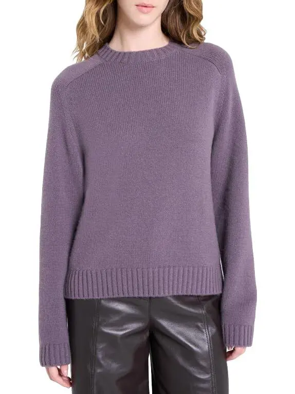 TWP Cashmere Crewneck Sweater - Smoked Lavender