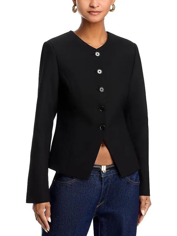 FORE Round Neck Jacket - Black
