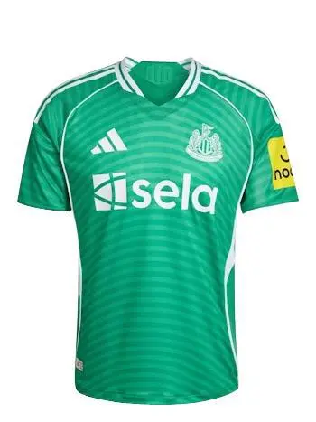 Adidas Newcastle United Fc 25/26 Away Authentic Jersey - Team Green White