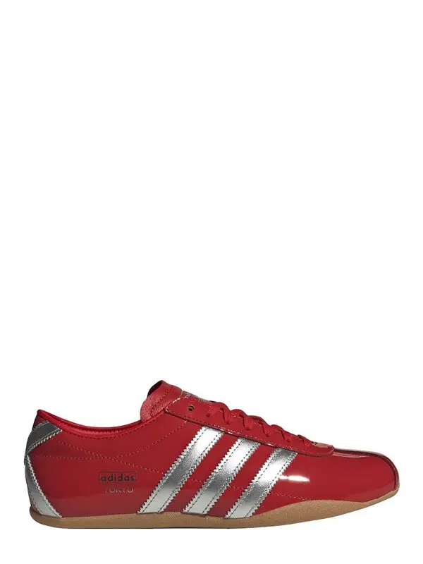 Adidas Tokyo Patent Sneakers - Red/silver Metallic/gum