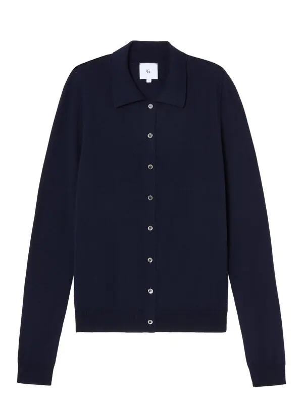 Goop Gwyn Nell Cardigan - Navy