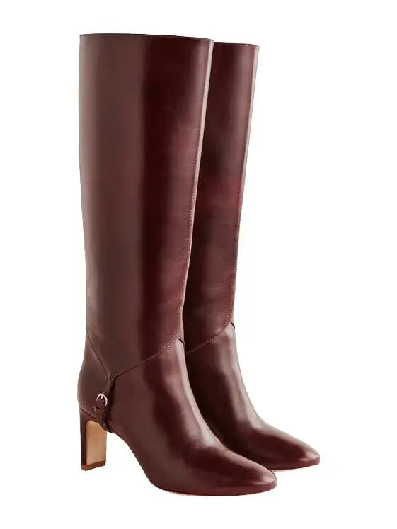 REFORMATION Gaelle Knee High Boots - Ruby