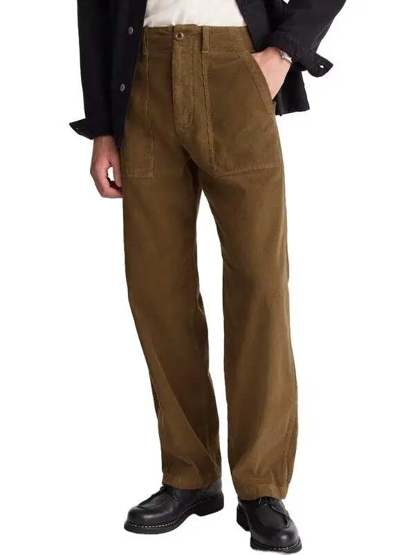 Madewell Corduroy Fatigue Pants - Woodland Brown
