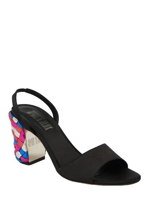 APRIL & ALEX Naomi Slingbacks - Black