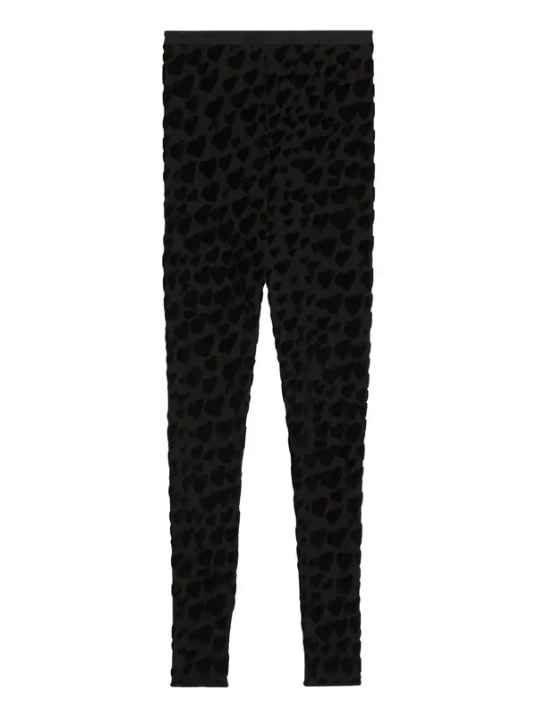 Ami Printed Trousers - Black