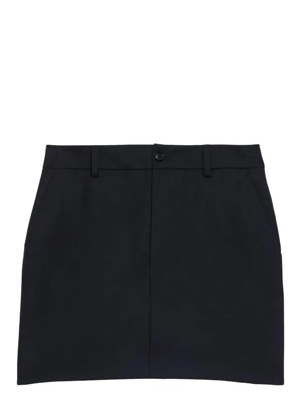 Ami A-line Skirt - Black