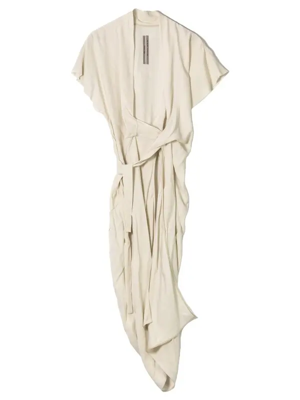 Rick Owens Draped Dress - White