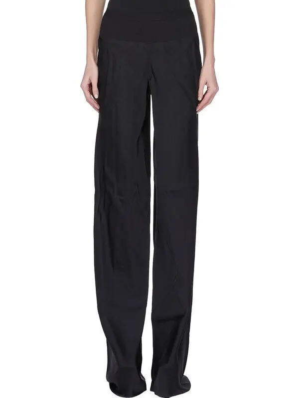 Rick Owens Wide Leg Trousers - Black