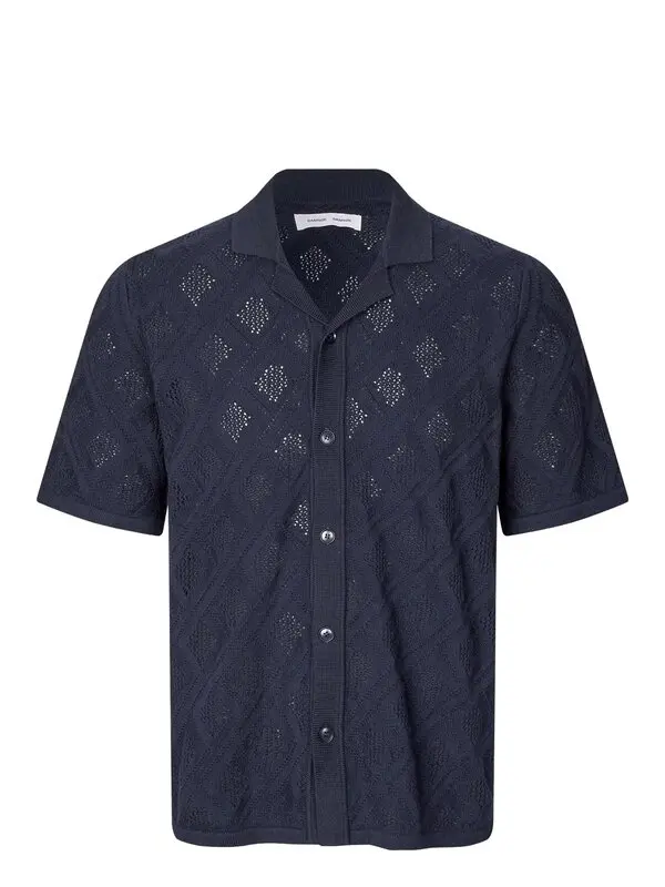 SAMSOE SAMSOE Shirts - Blue