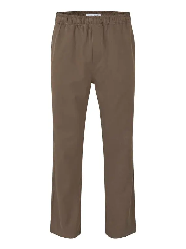 SAMSOE SAMSOE Relaxed Fit Trousers - Brown