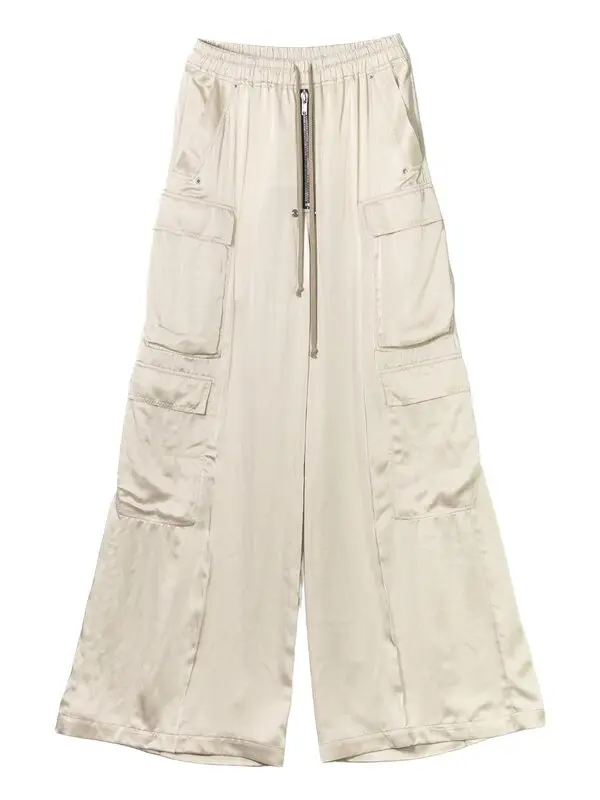 Rick Owens Wide Leg Trousers - White