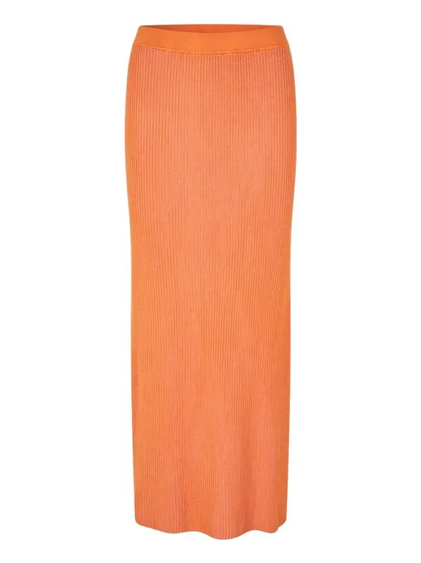 SAMSOE SAMSOE Midi Skirt - Orange