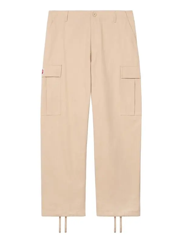 Kenzo Straight Leg Trousers - Beige