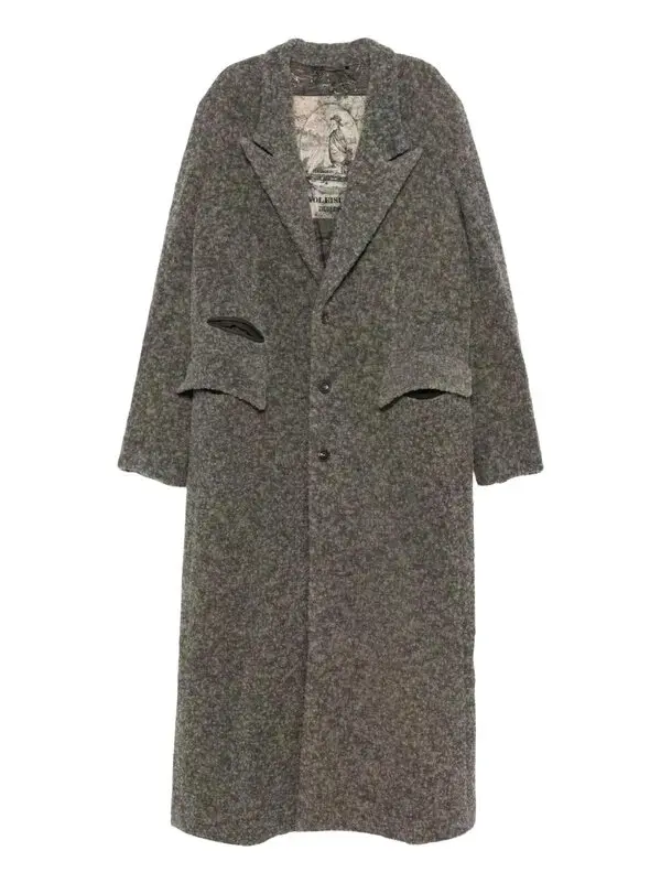 ZIGGY CHEN Single-breasted Coat - Grey