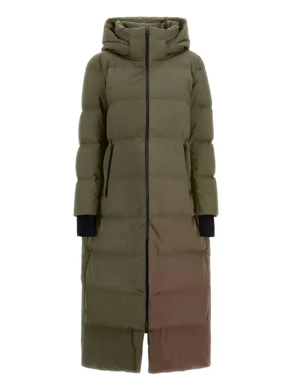 Herno Hooded Quilted Coat - Green