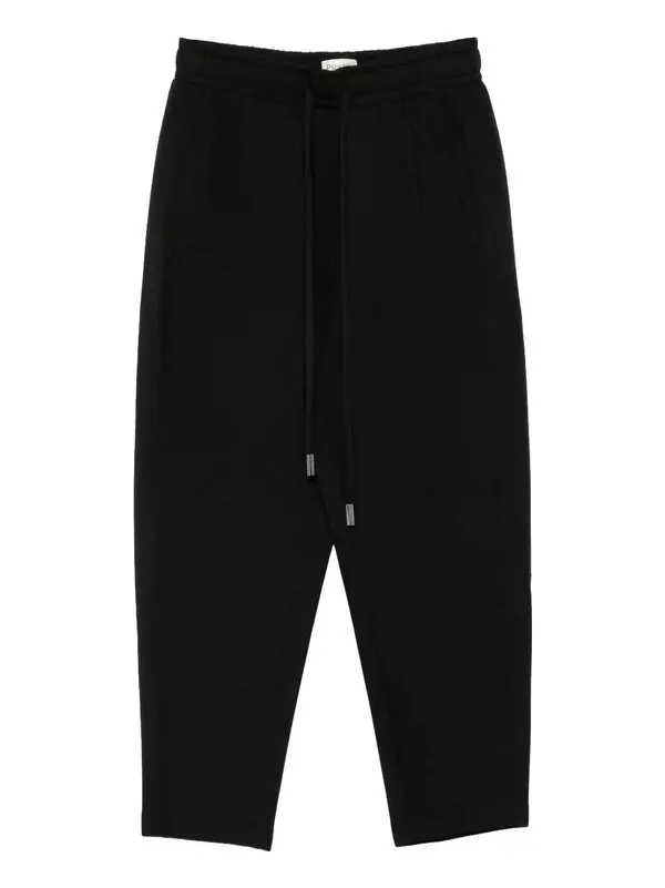 PSOPHIA Drawstring Track Pants - Black