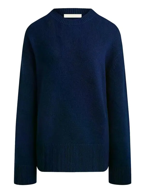 12 STOREEZ Luna Knitted Sweater - Blue