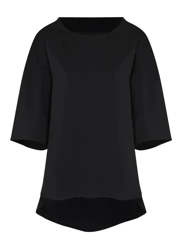 GLORIA COELHO Max Short-sleeve Blouse - Black