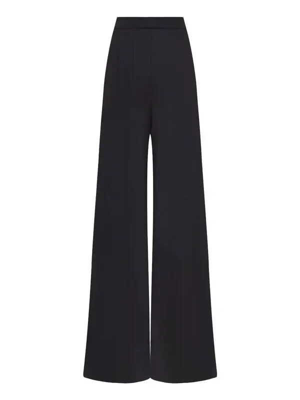 GLORIA COELHO Satin Trousers - Black