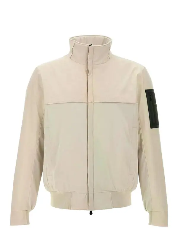 Hugo Boss Panelled Zip-up Jacket - Neutrals