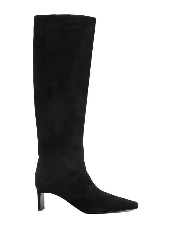 Khaite 55mm Knee-high Boots - Black