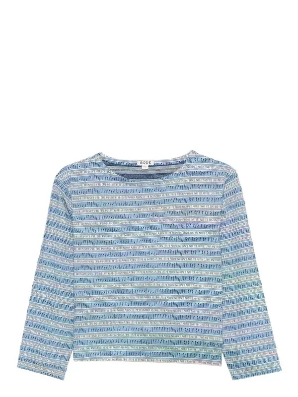 BODE Boat Neck Blouse - Blue