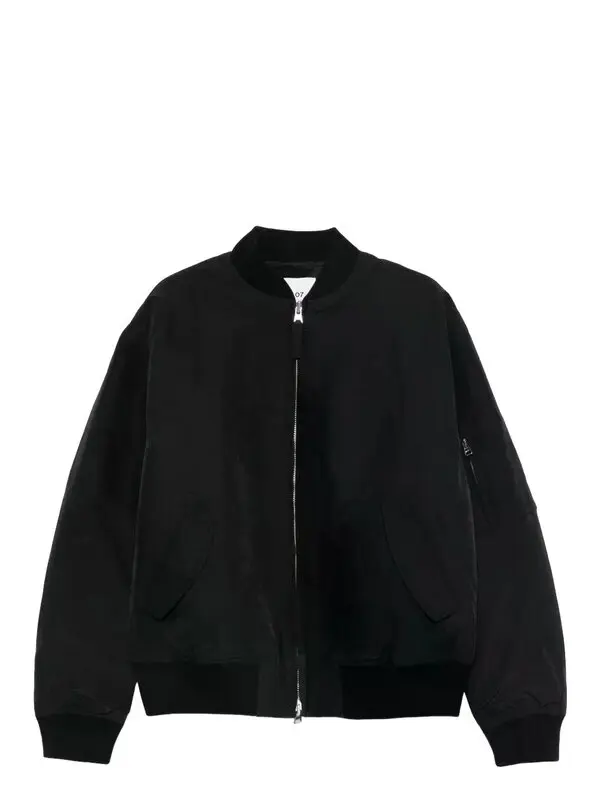 Nn07 Zip-up Bomber Jacket - Black
