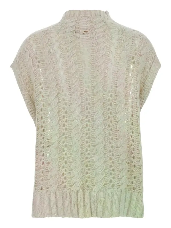 Antonelli Firenze Cable-knit Waistcoat - Neutrals