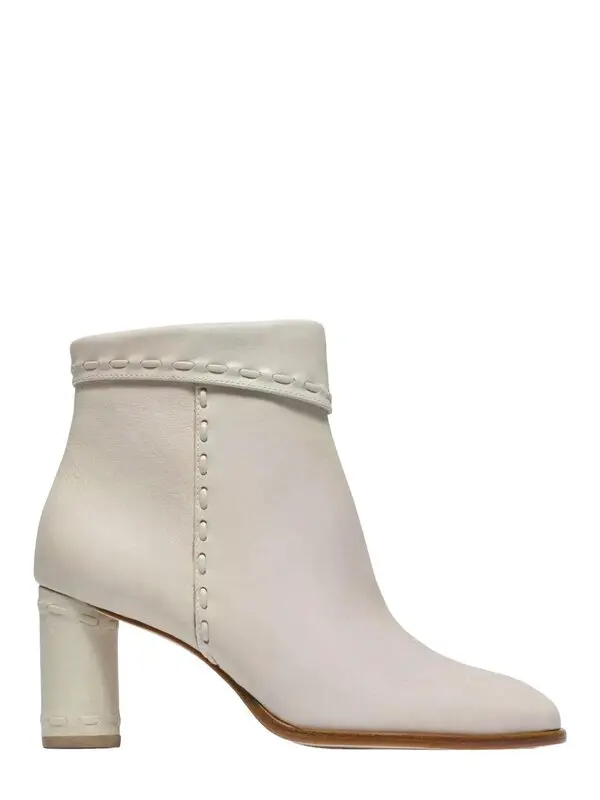 Bernardo 1946 76mm Gene Block-heel Boots - White
