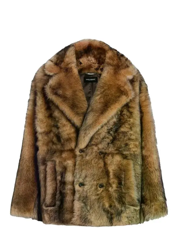 Dolce & Gabbana Double-breasted Coat - Brown