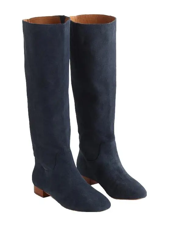 Madewell The Dari Tall Boot - Deep Indigo