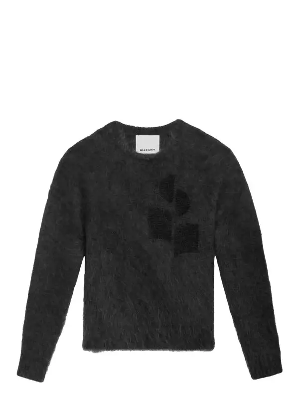 MARANT Graphic-print Sweater - Grey