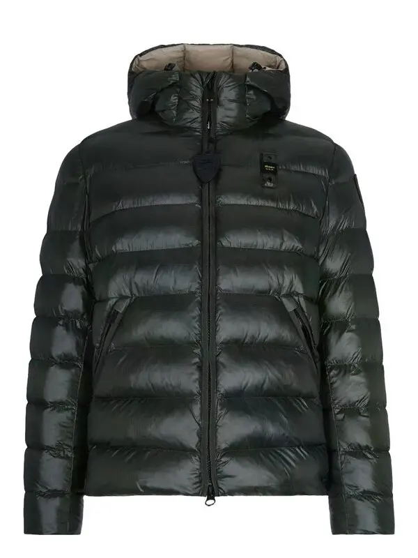 BLAUER. Adams Hooded Padded Jacket - Green