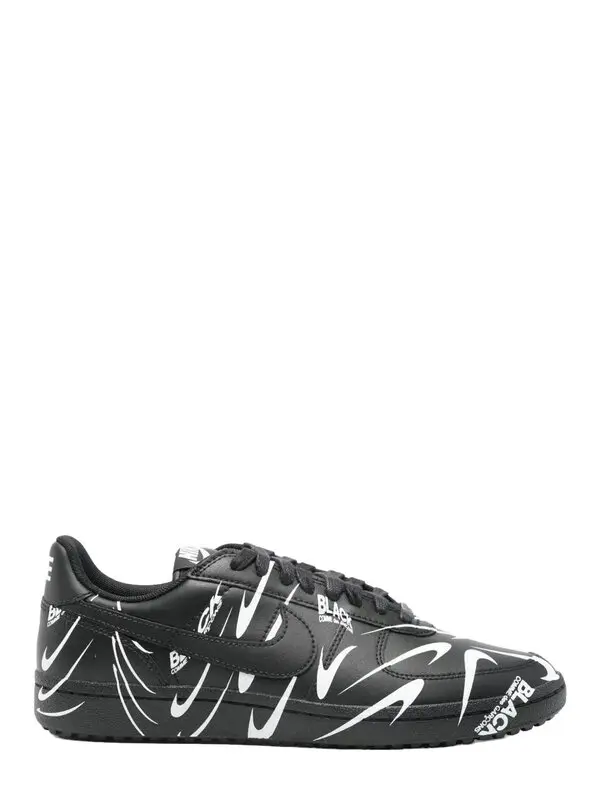 BLACK COMME DES GARÇONS Graphic Print Sneakers - Black