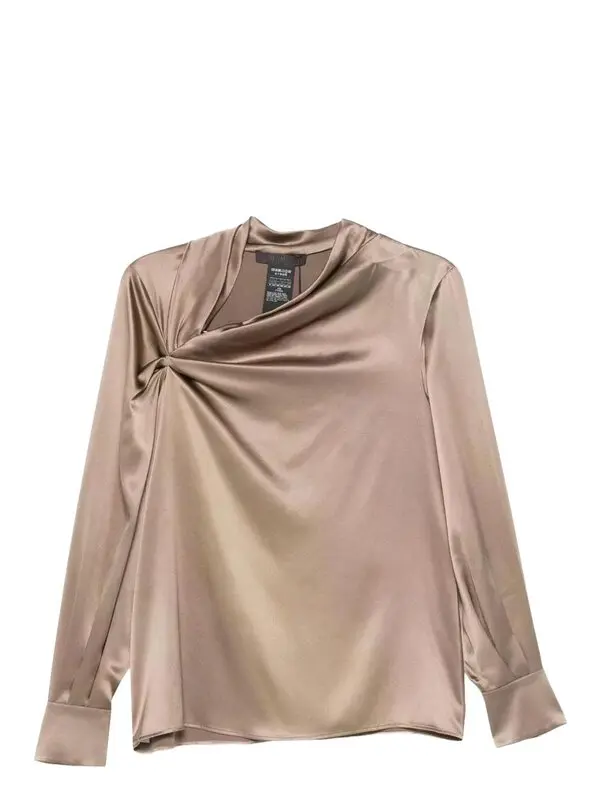 Max Mara Silk-satin Blouse - 002 Neutro