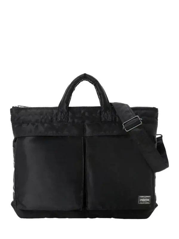 PORTER-YOSHIDA & CO Tanker Short Helmet Tote Bag - Black