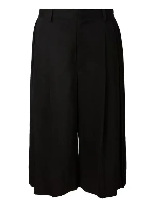 Noir Kei Ninomiya Pleated Culottes - Black