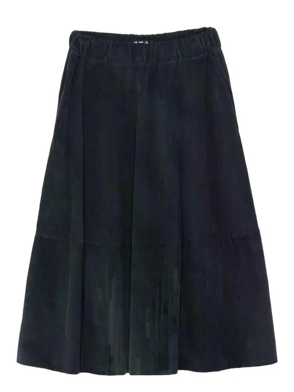 Labo.art Corduroy Panelled Skirt - Grey