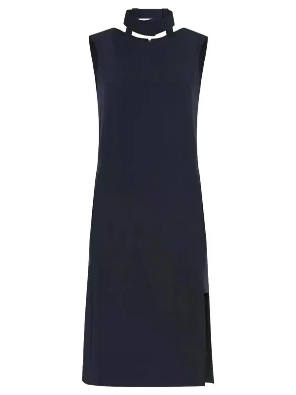 GLORIA COELHO Halterneck Dress - Blue