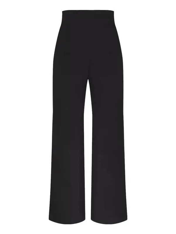 GLORIA COELHO High-waisted Trousers - Black