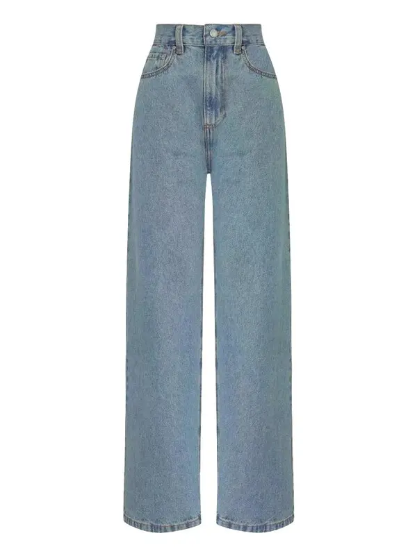 GLORIA COELHO High-waisted Jeans - Blue