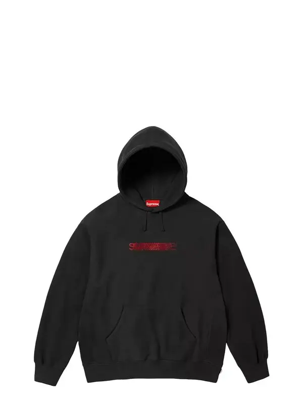 Supreme X Swarovski Motion-logo Hoodie - Black