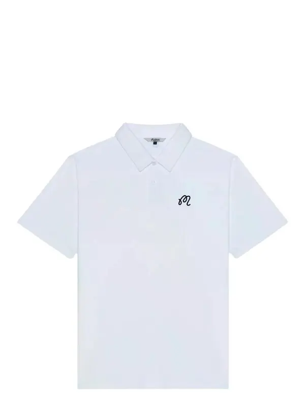 MALBON Fairway Polo Shirt - White