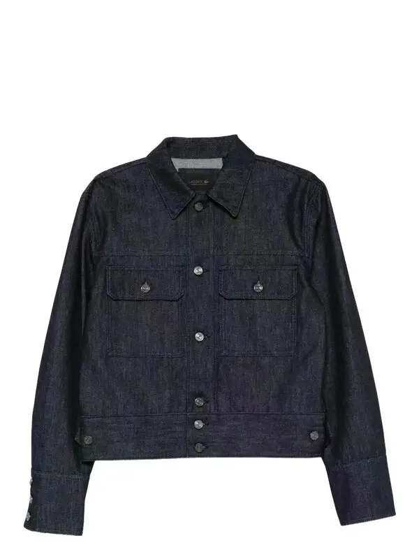 Lacoste Long-sleeved Denim Jacket - Blue