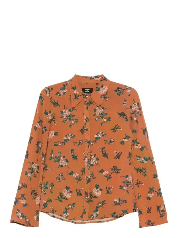 Superdry Floral-print Shirt - Orange